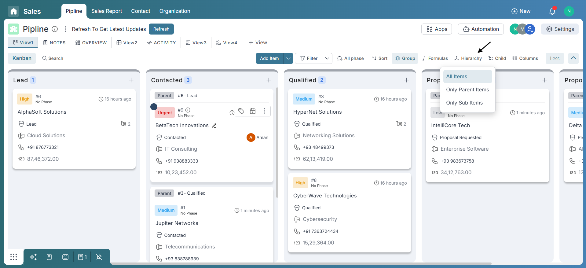 Structure Your Workflow with Hierarchy in Pronnel